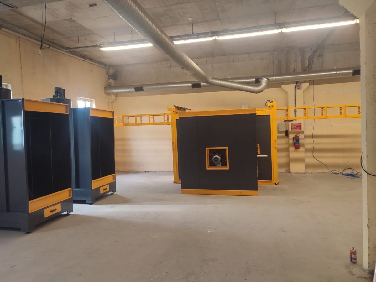 Small Powder Coating Booth and Oven | Mini Booth and Oven