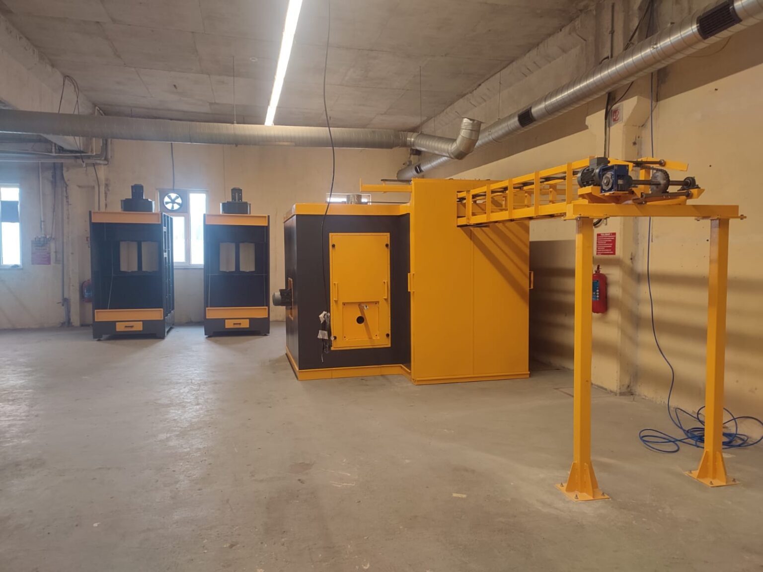 Small Powder Coating Booth and Oven | Mini Booth and Oven