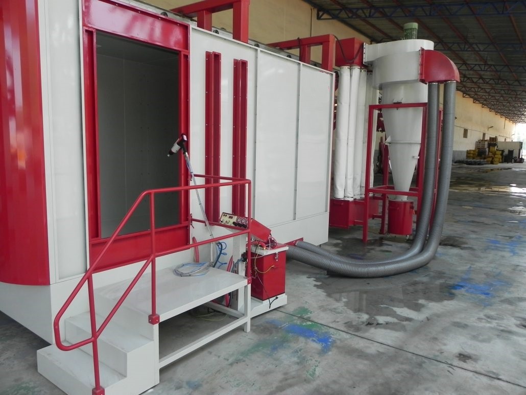 Automatic Powder Coating Booth | Spray Booth | with Cylone